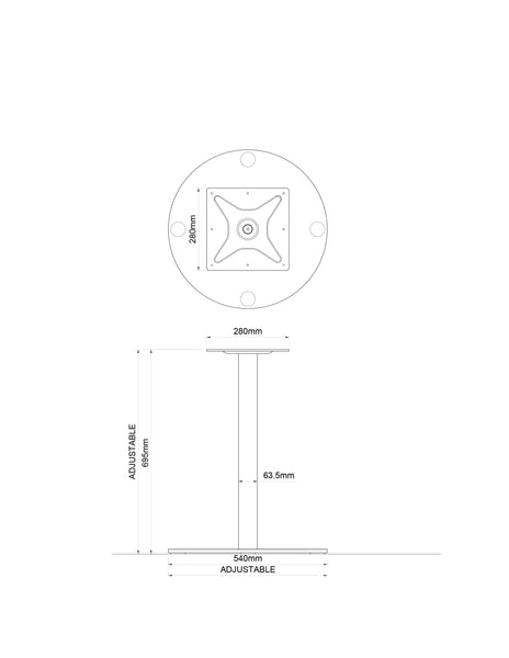 SLABS by Design | Concrete Cafe Table - Round