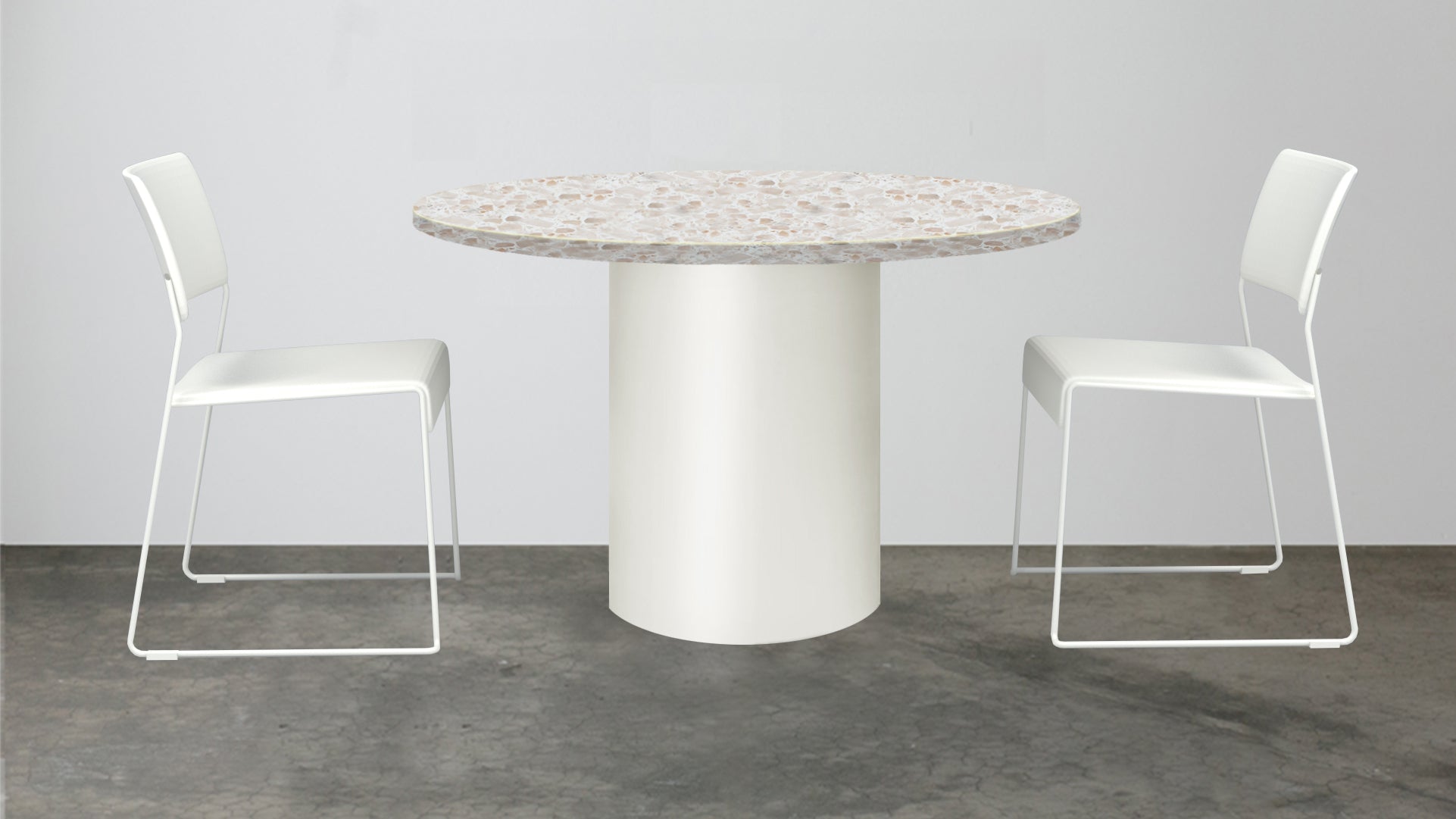 Slabs by Design | Cooper round concrete dining table – SLABS by Design