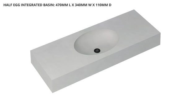 Floating Concrete Vanity - Made to order in custom sizes. – SLABS by Design
